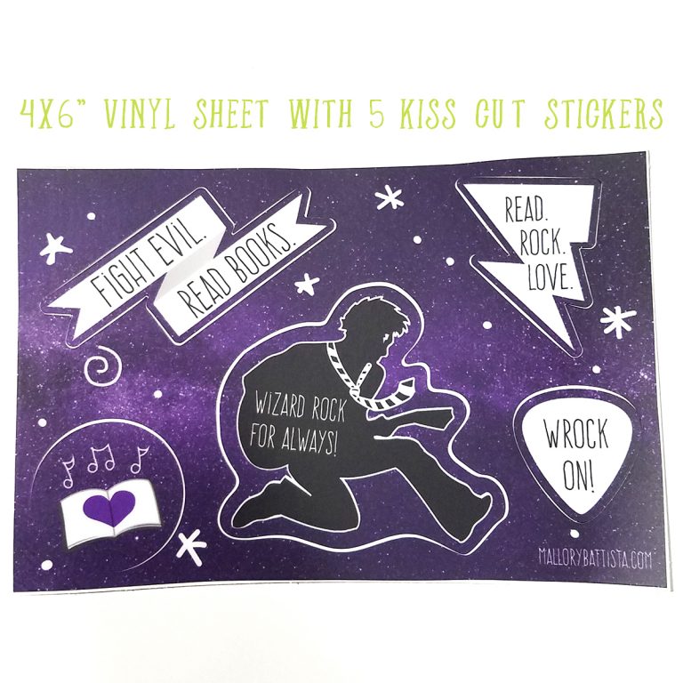 Wizard Rock Vinyl Sticker Collection